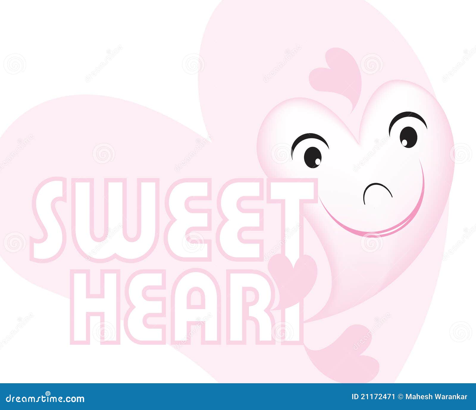 Sweat Heart stock vector. Illustration of soft, pumping - 21172471