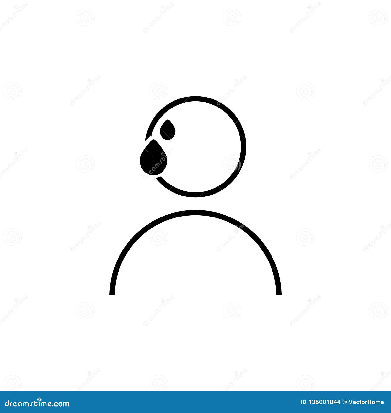 Sweat Icon, Vector Illustration Stock Vector - Illustration of vector ...