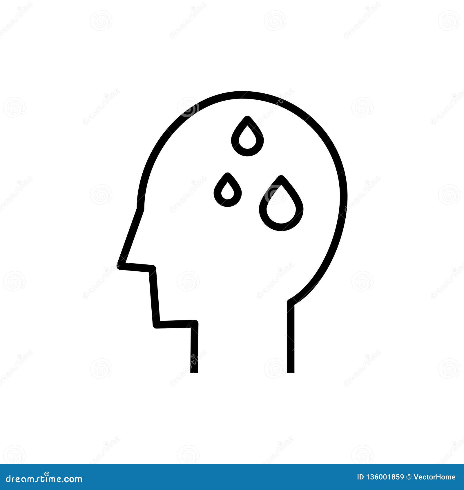 Sweat Icon, Vector Illustration Stock Vector - Illustration of sweating ...