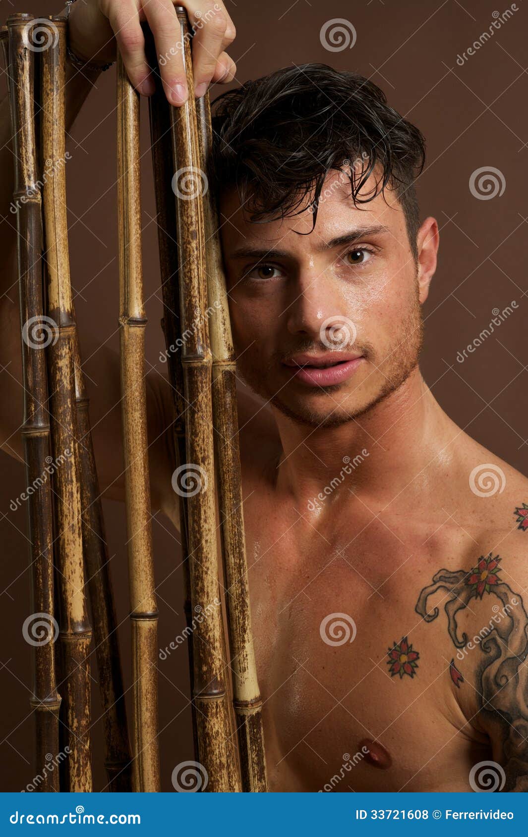 Sweat model stock photo. Image of male, muscular, shot - 33721608