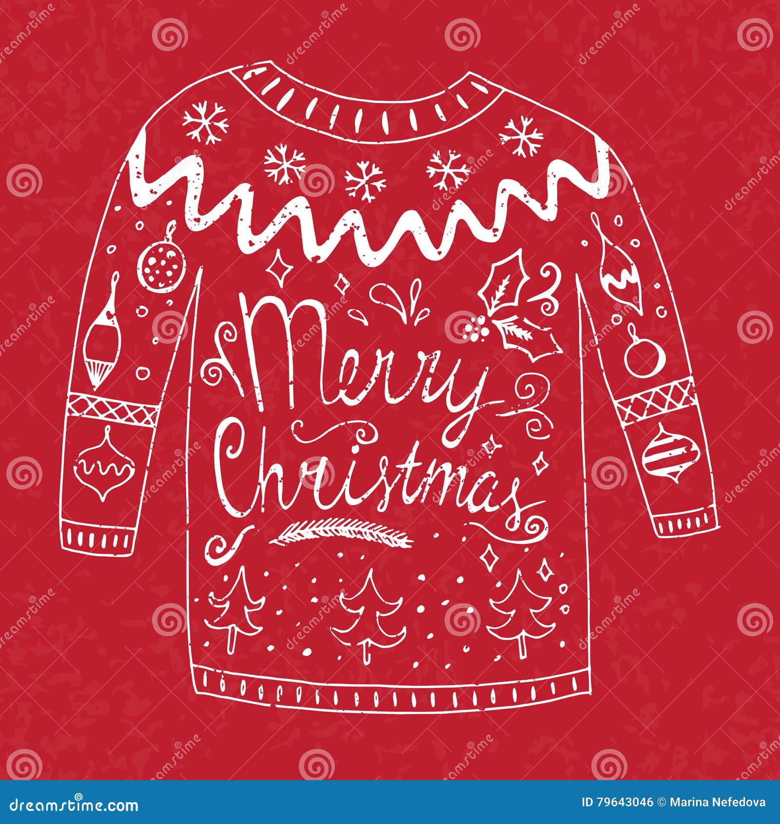 Sweater with text stock vector. Illustration of font - 79643046