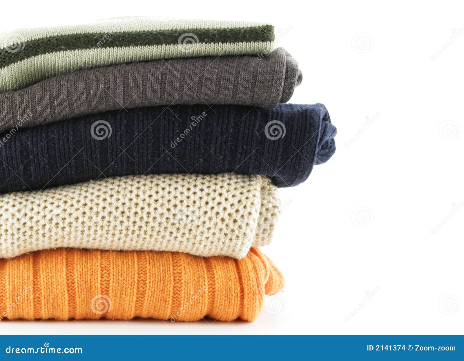 Sweaters stock photo. Image of outfit, isolated, folded - 2141374