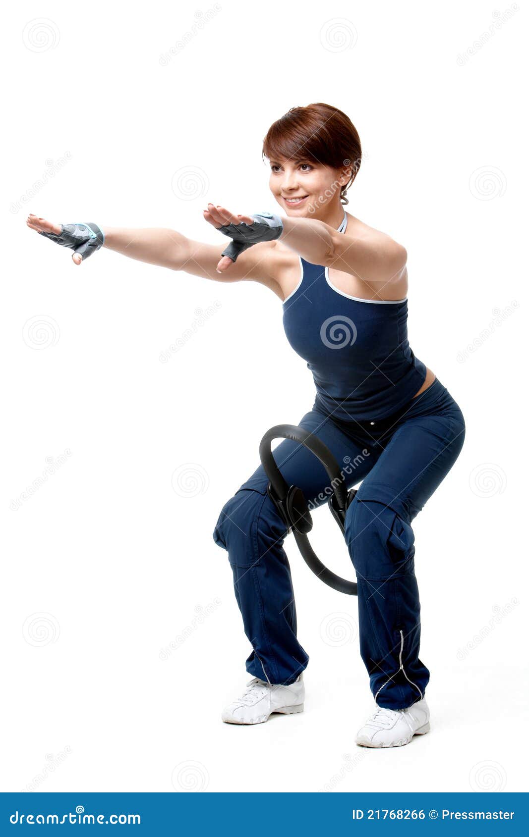 Sweating stock photo. Image of aerobics, isolated, person - 21768266