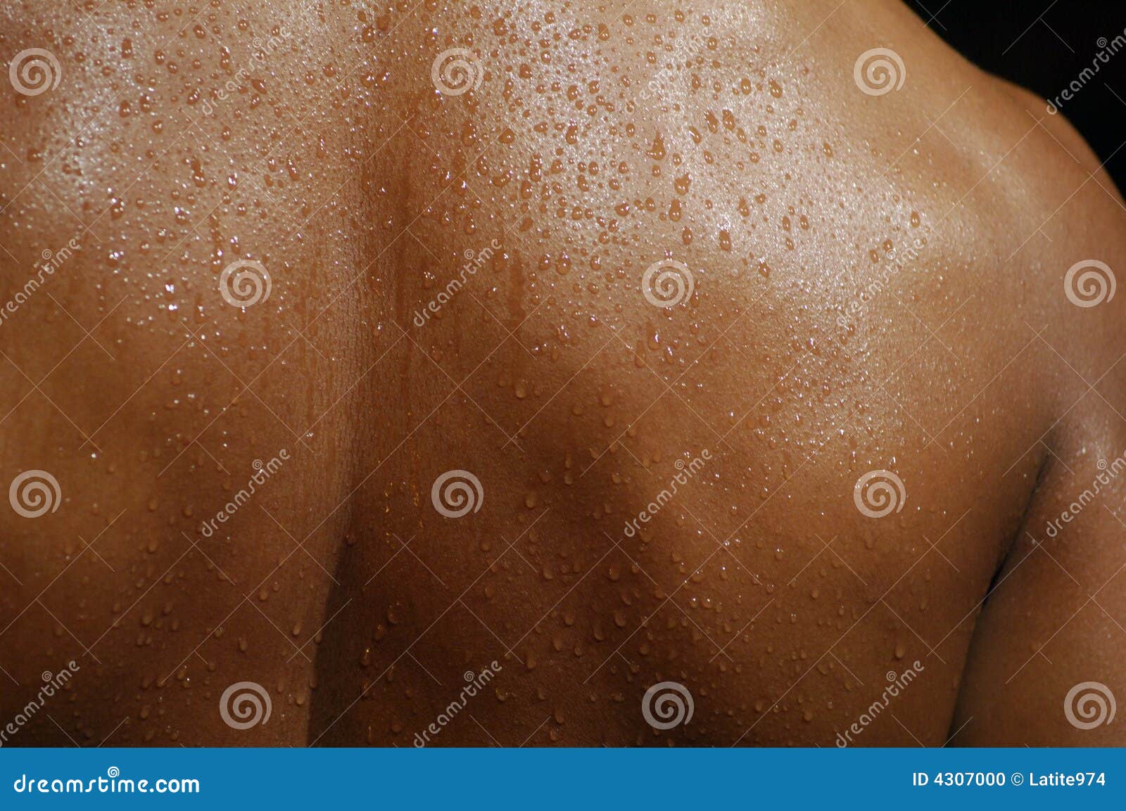 Sweating back 2 stock photo. Image of sweat, back, scared - 4307000