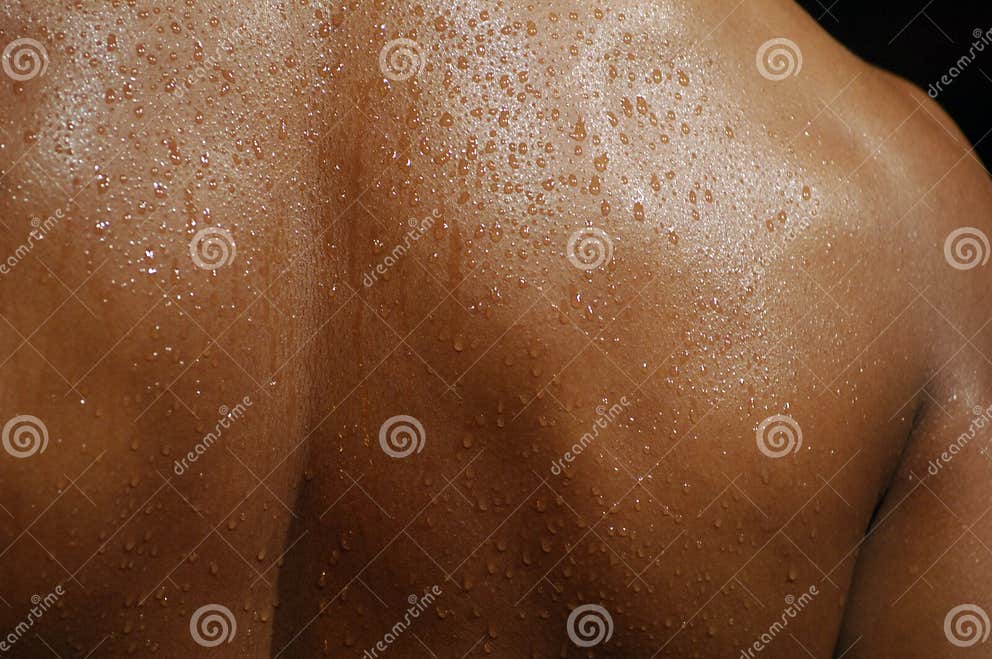 Sweating back 2 stock photo. Image of sweat, back, scared - 4307000