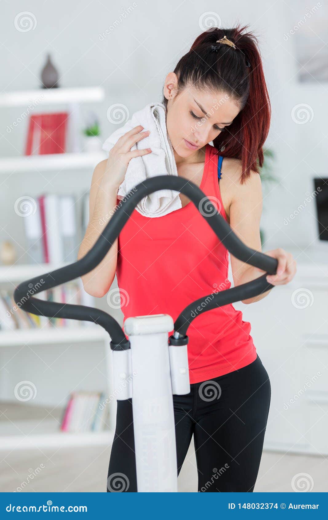 Sweating in the exercise stock photo. Image of balance - 148032374