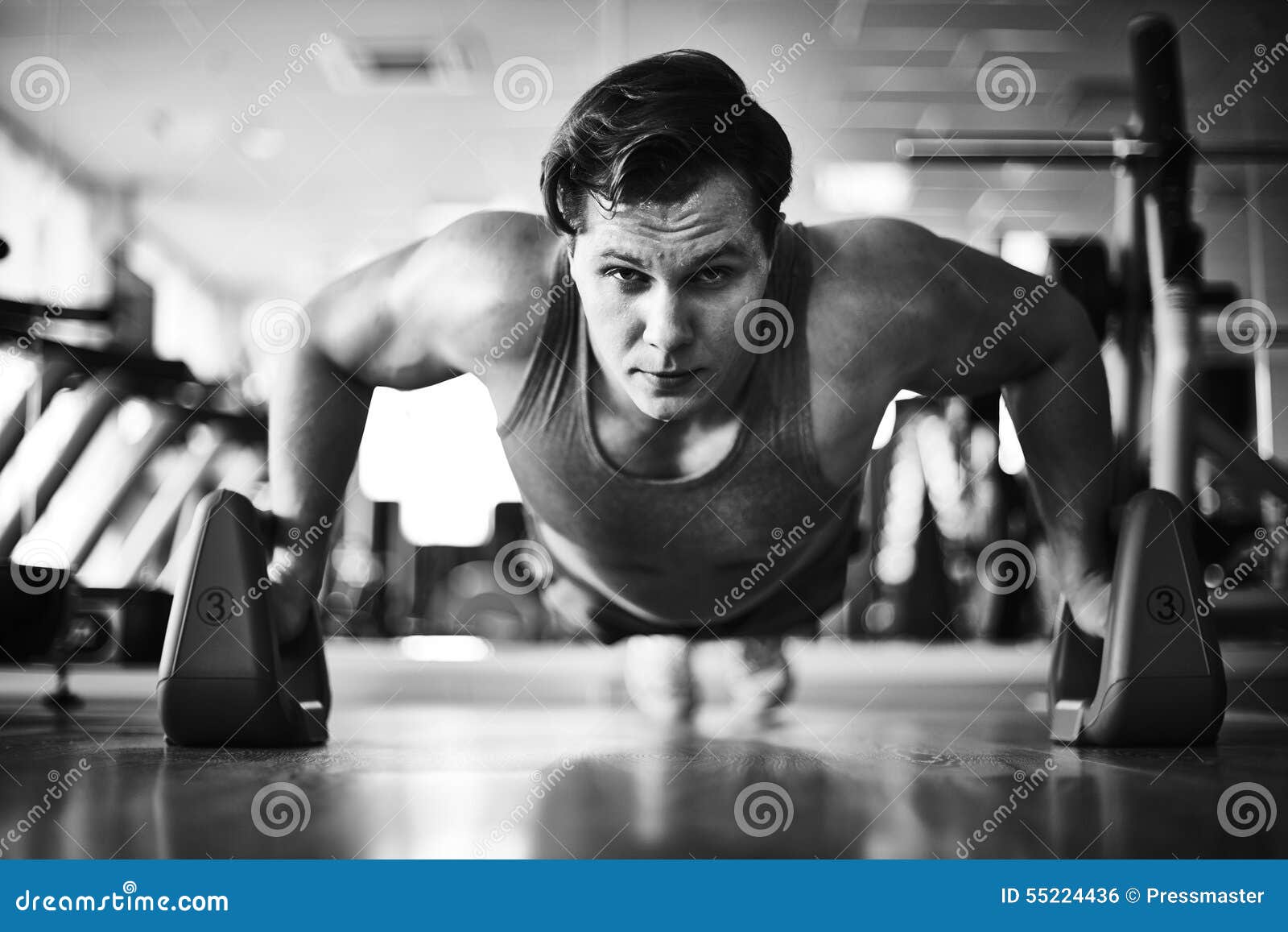 Sweating stock photo. Image of workout, sportsman, exercise - 55224436