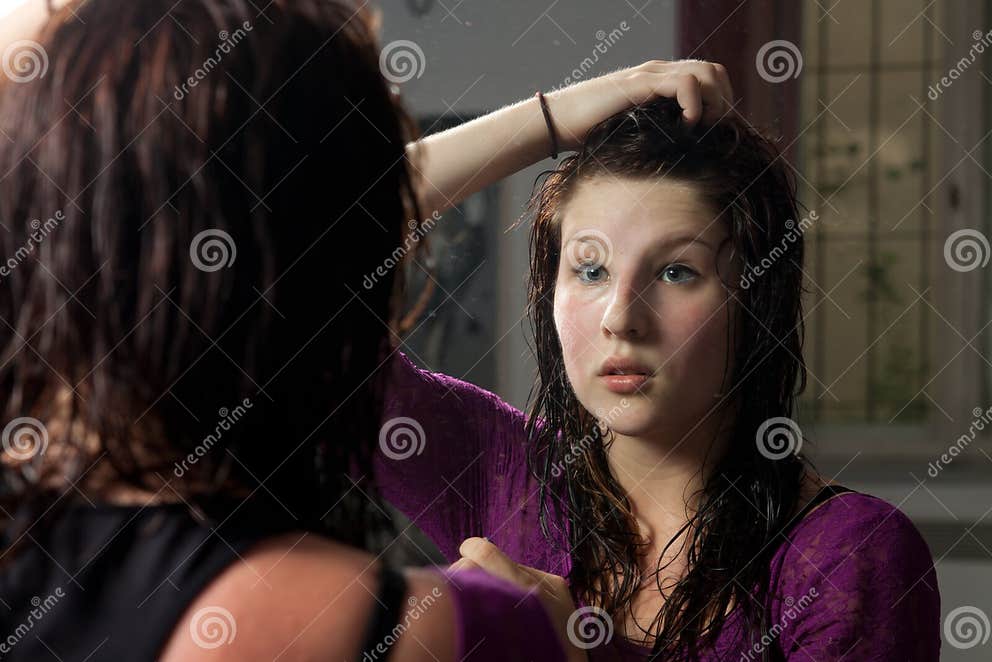 Sweating woman dancer stock image. Image of fitness, break - 20401015