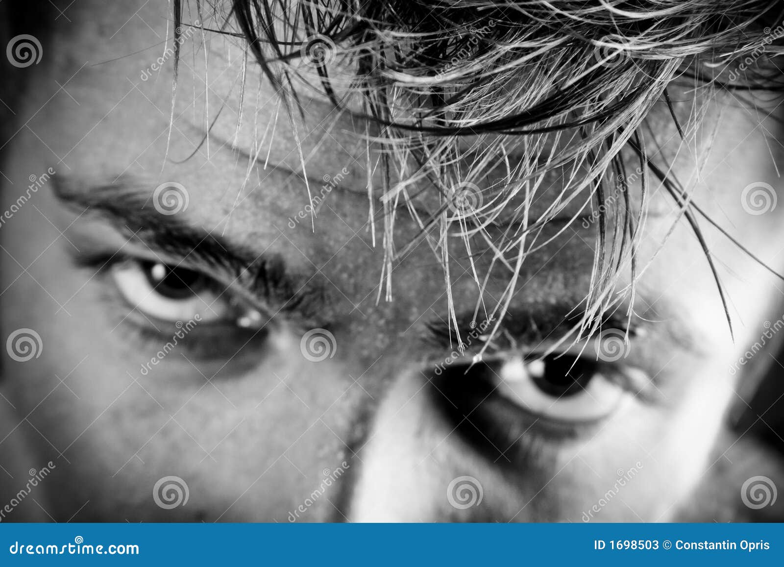 Sweaty face after workout stock image. Image of dude, confident - 1698503