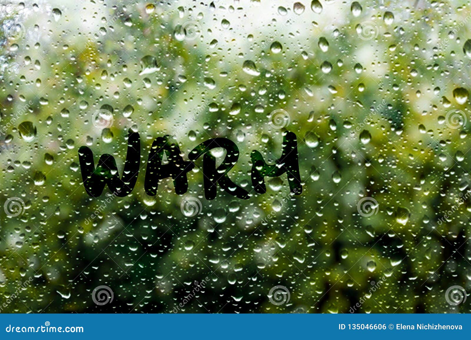 Sweaty Glass with Different Words and Signs Stock Photo - Image of text ...