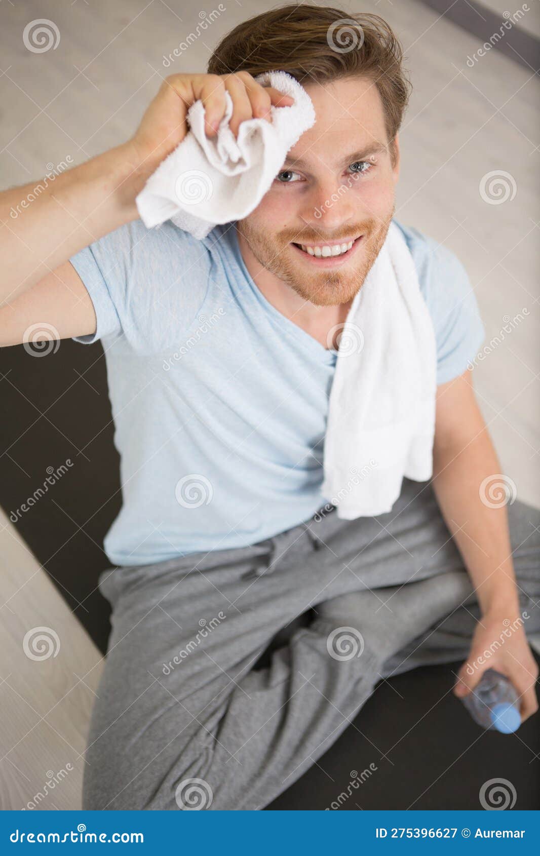 Sweaty after Great Work Out Stock Image - Image of athlete, sport ...