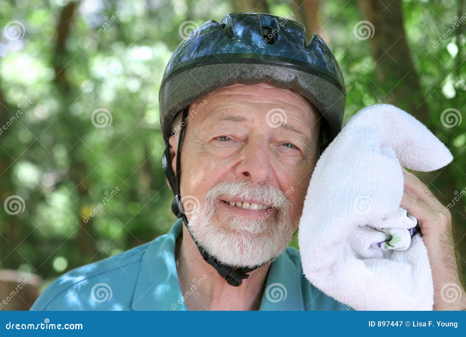 Sweaty Senior Man stock image. Image of citizen, athlete - 897447