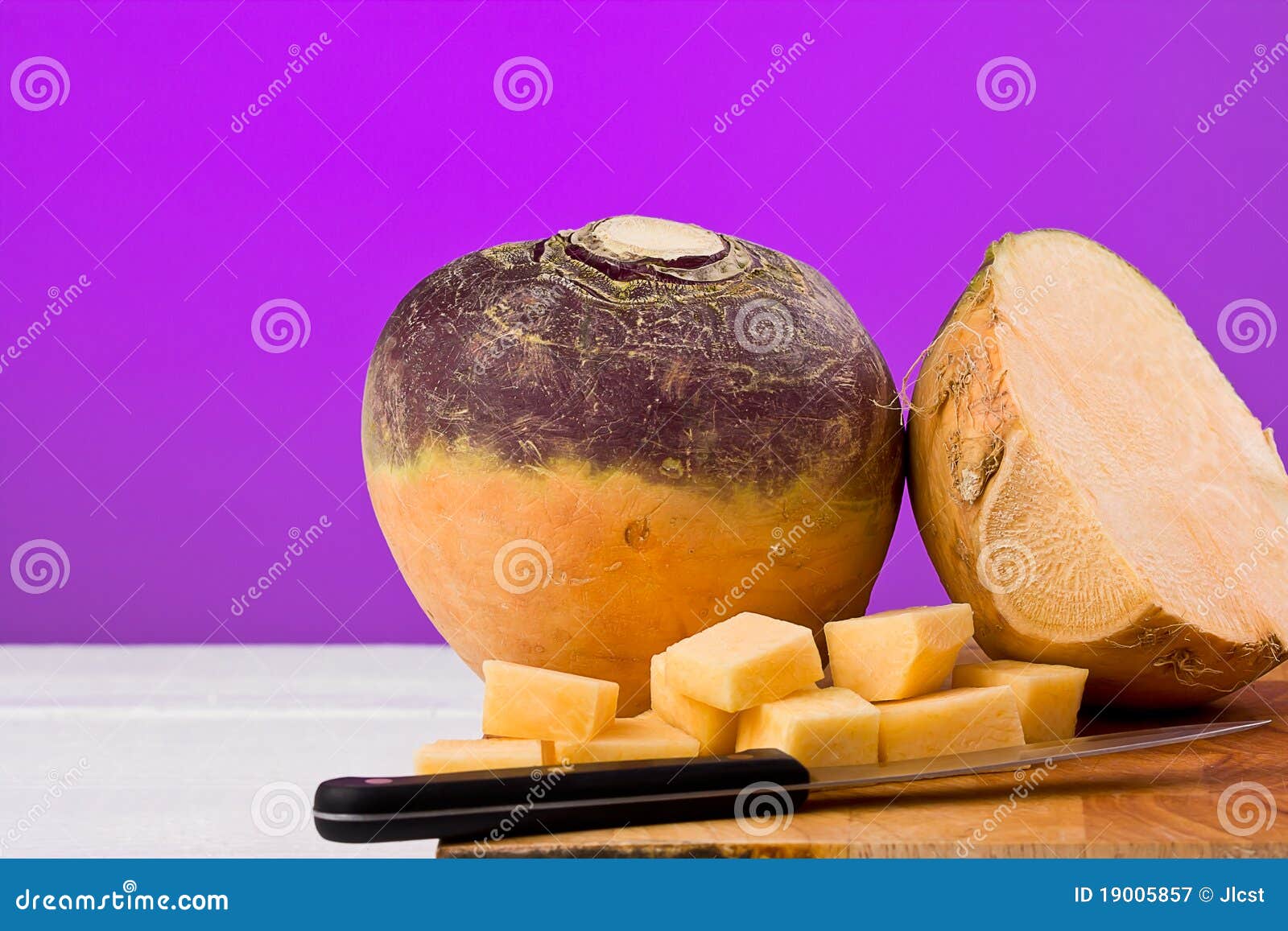 Swede Vegetable on Chopping Board Stock Image - Image of fresh, board ...