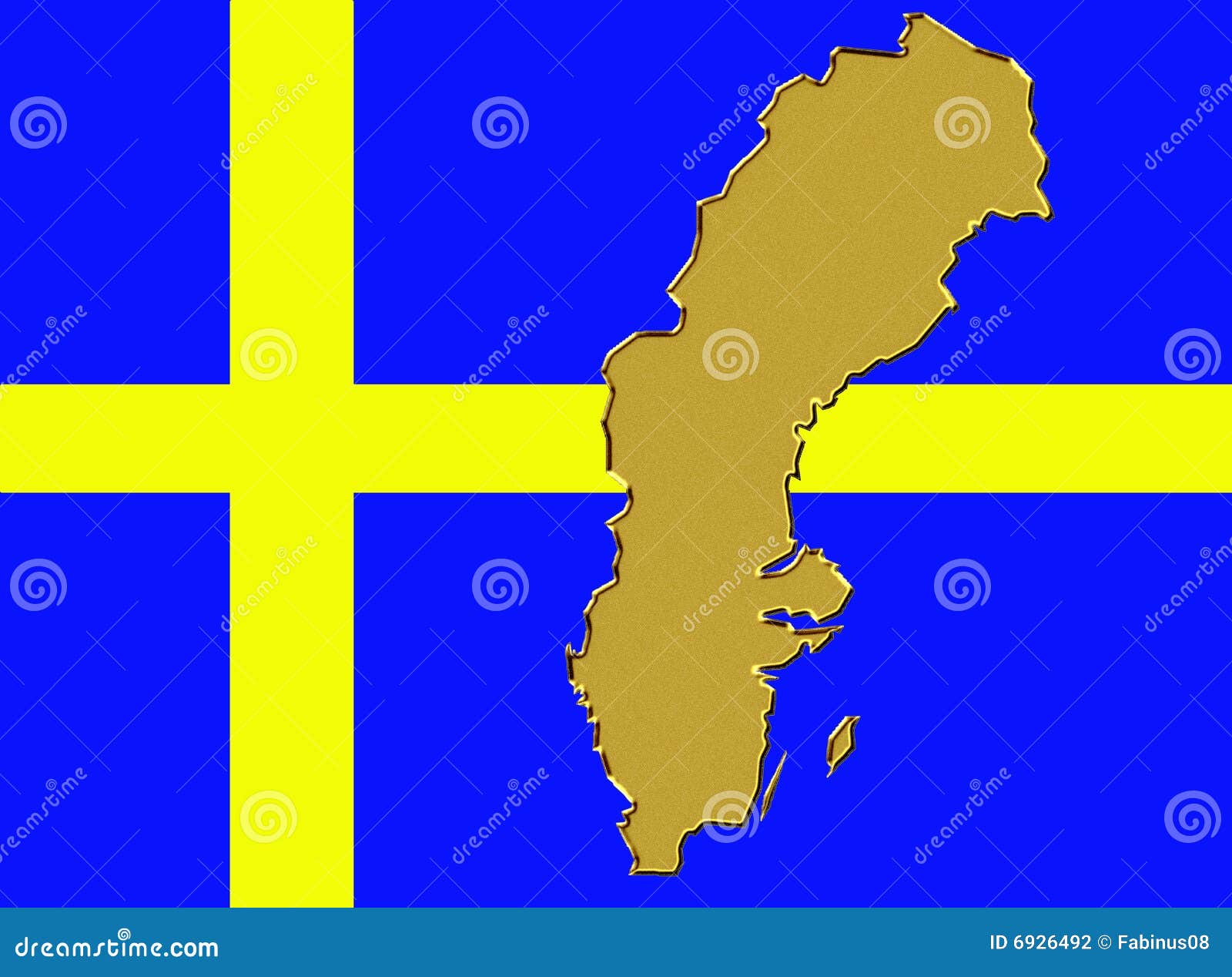 Sweden country stock illustration. Illustration of ripple - 6926492