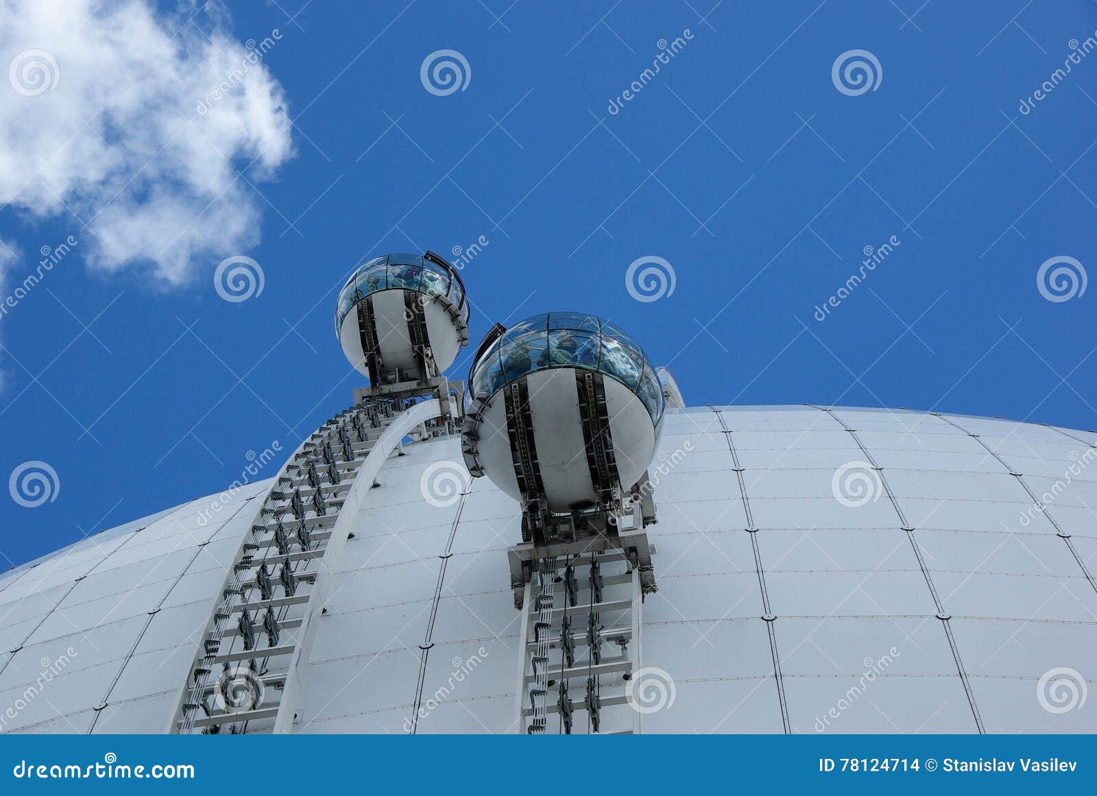 Sweden Ericsson Sphere editorial stock image. Image of landmark - 78124714