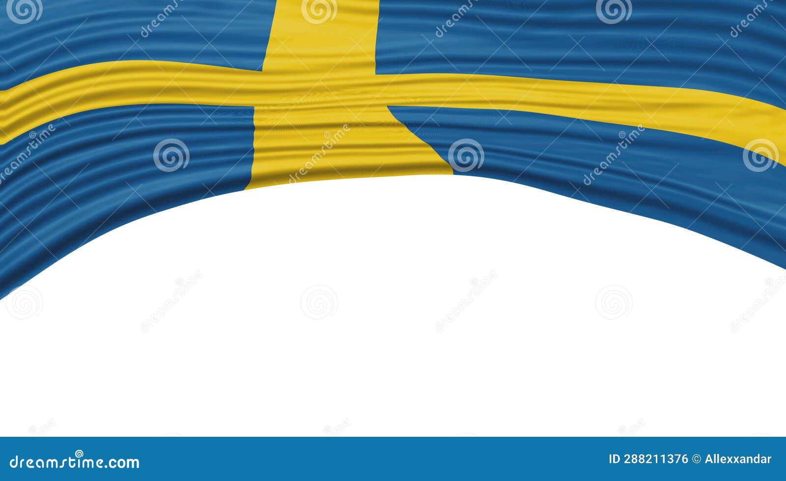 Sweden Flag Wave, National Flag Stock Photo - Image of luxury, national ...