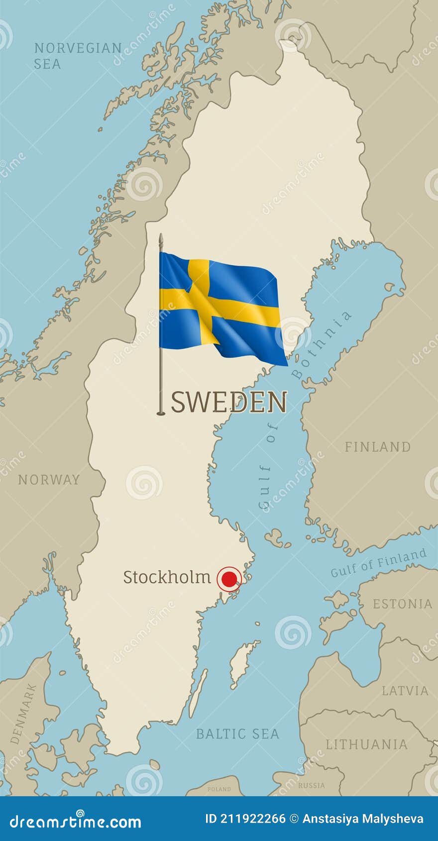 Sweden Highly Detailed Map with Territory Borders Stock Vector ... Sweden Highly Detailed Map with Territory Borders Stock Vector ...