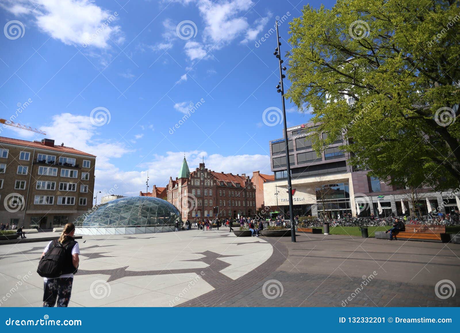 Sweden Malmo Triangle Square 2018 Editorial Photo - Image of museum ...