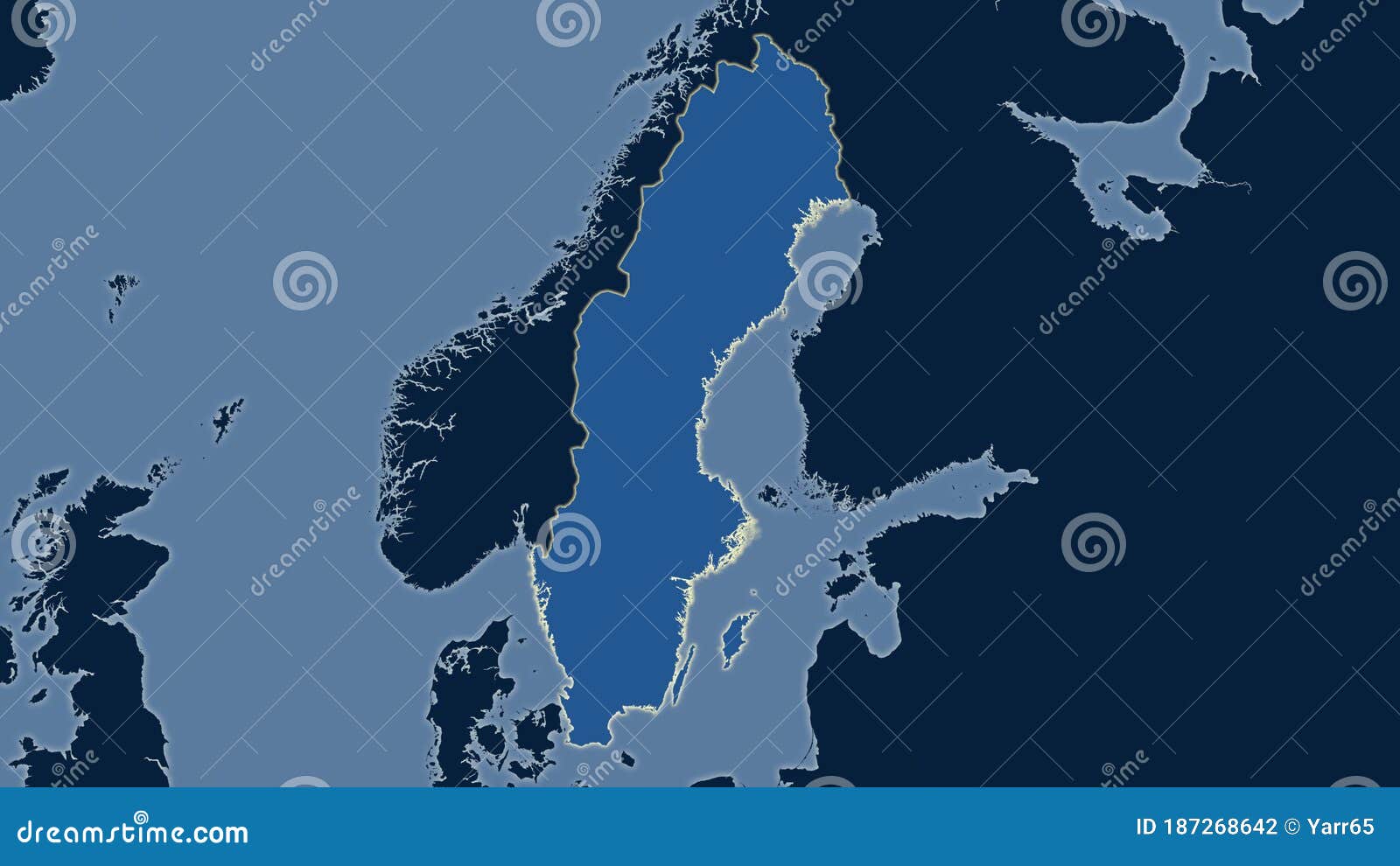 Sweden - Solid. Composition Stock Illustration - Illustration of europe ...