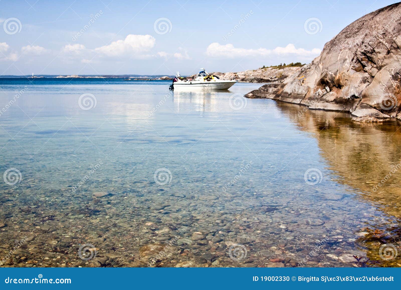 Swedish archipelago. stock photo. Image of sunshine, beach - 19002330