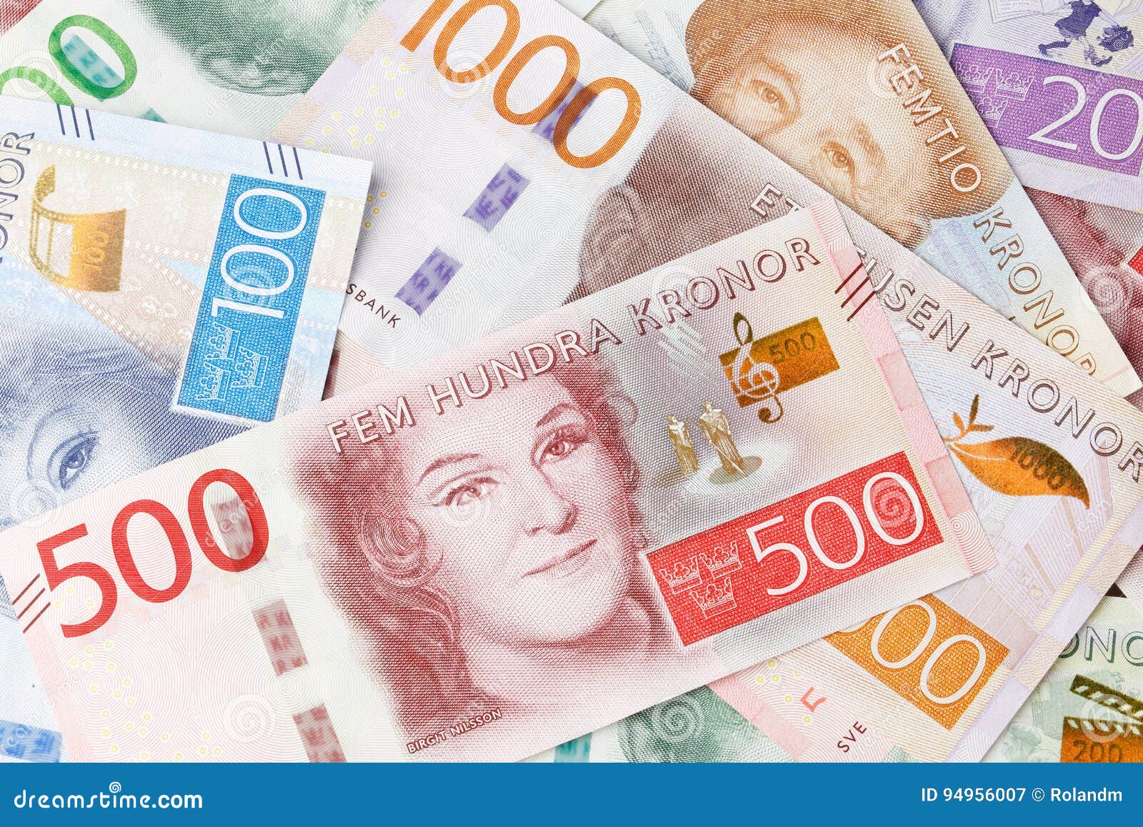 Swedish banknotes editorial photography. Image of banknotes - 94956007