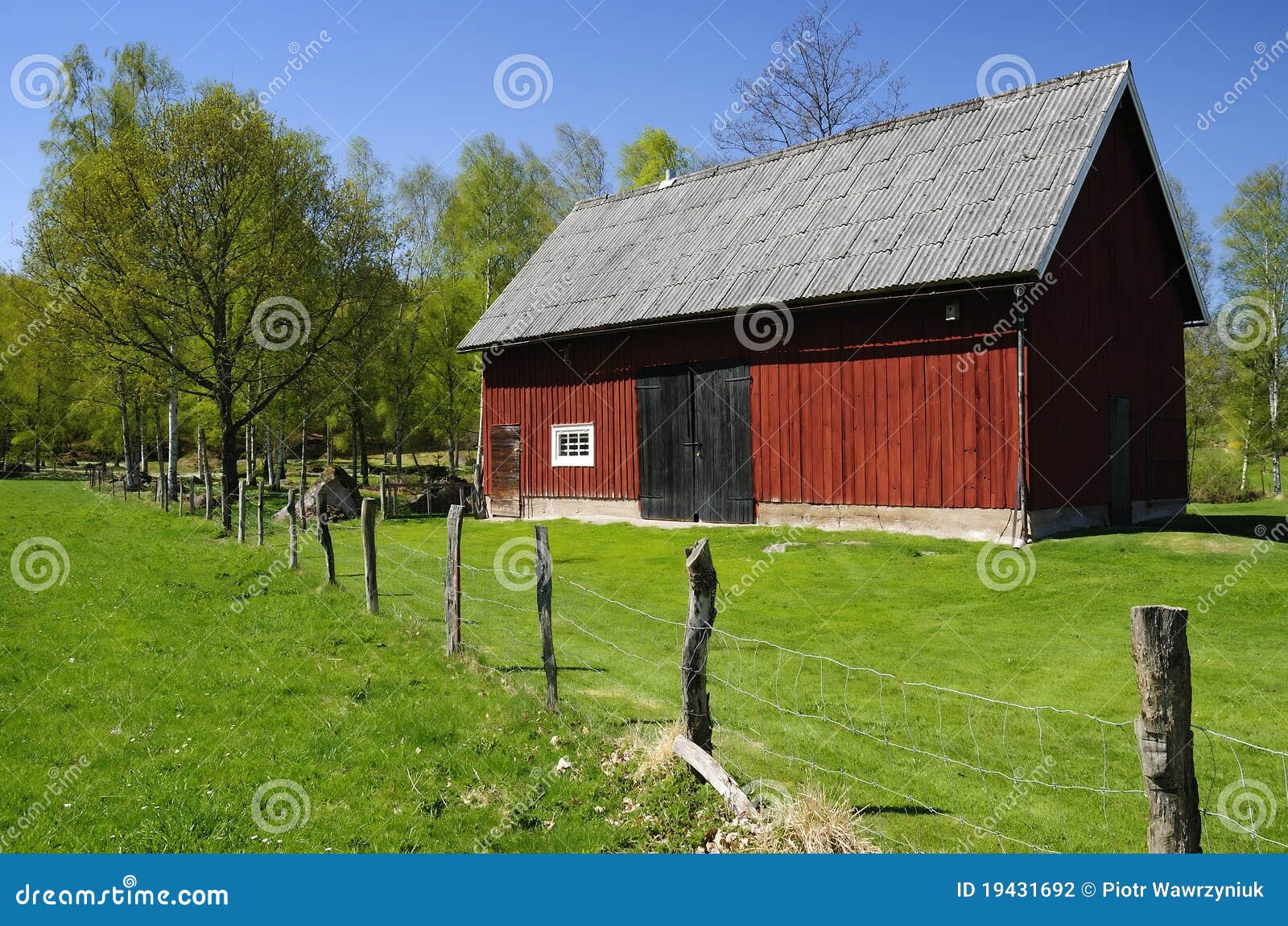 Swedish barn for cattle stock photo. Image of cottage - 19431692