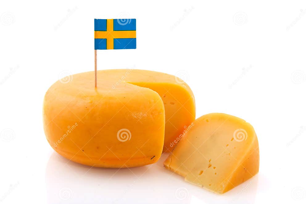 Swedish cheese stock photo. Image of flag, food, milk - 12371432