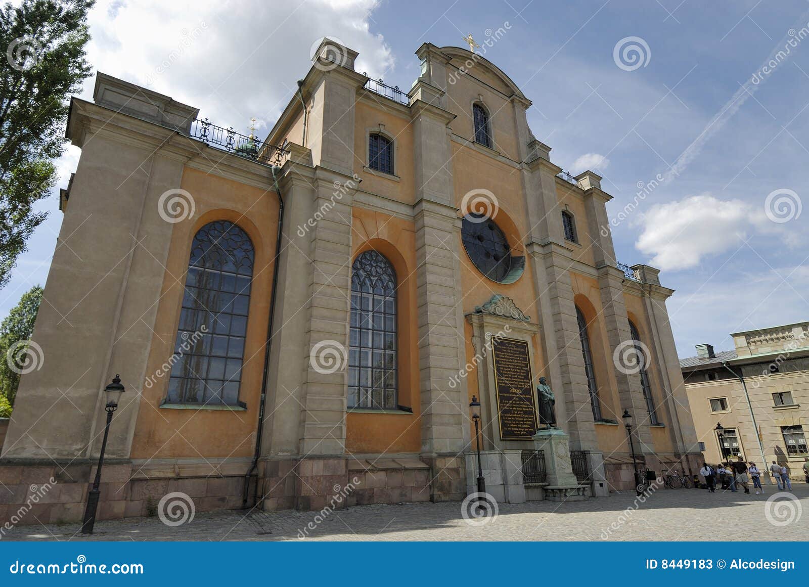 A Swedish Church stock image. Image of street, sweden - 8449183