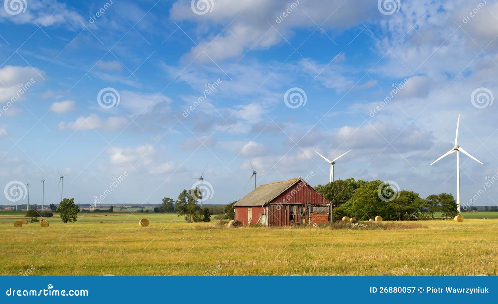 Swedish country panorama stock image. Image of landscape - 26880057