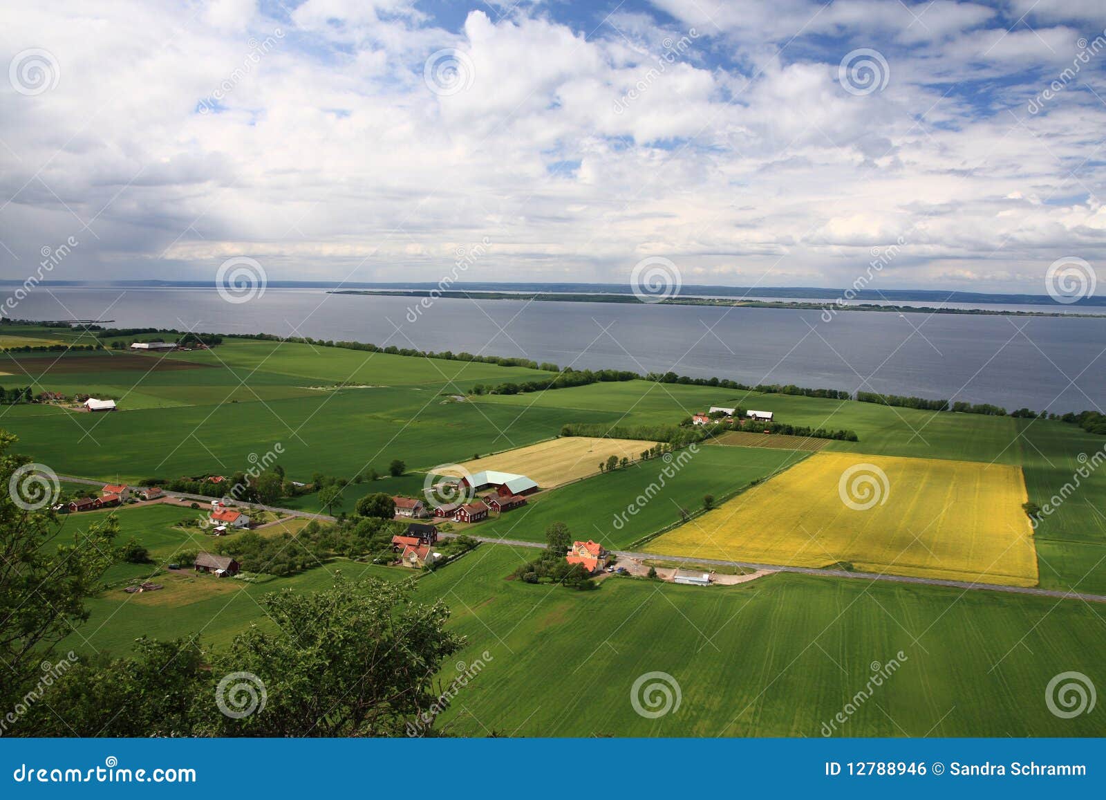 Swedish countryside stock photo. Image of green, scandinavia - 12788946