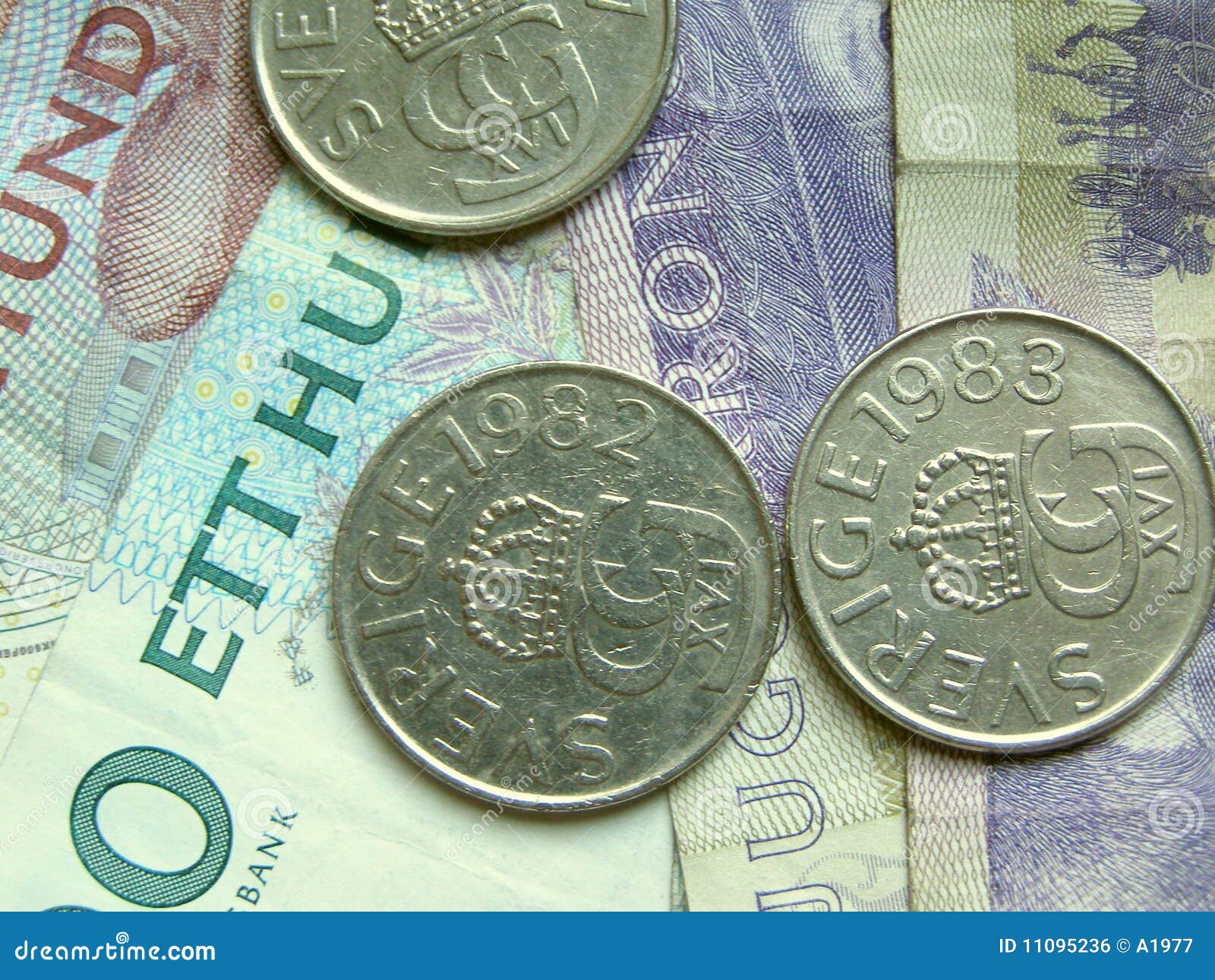 Swedish currency stock photo. Image of finance, crown - 11095236