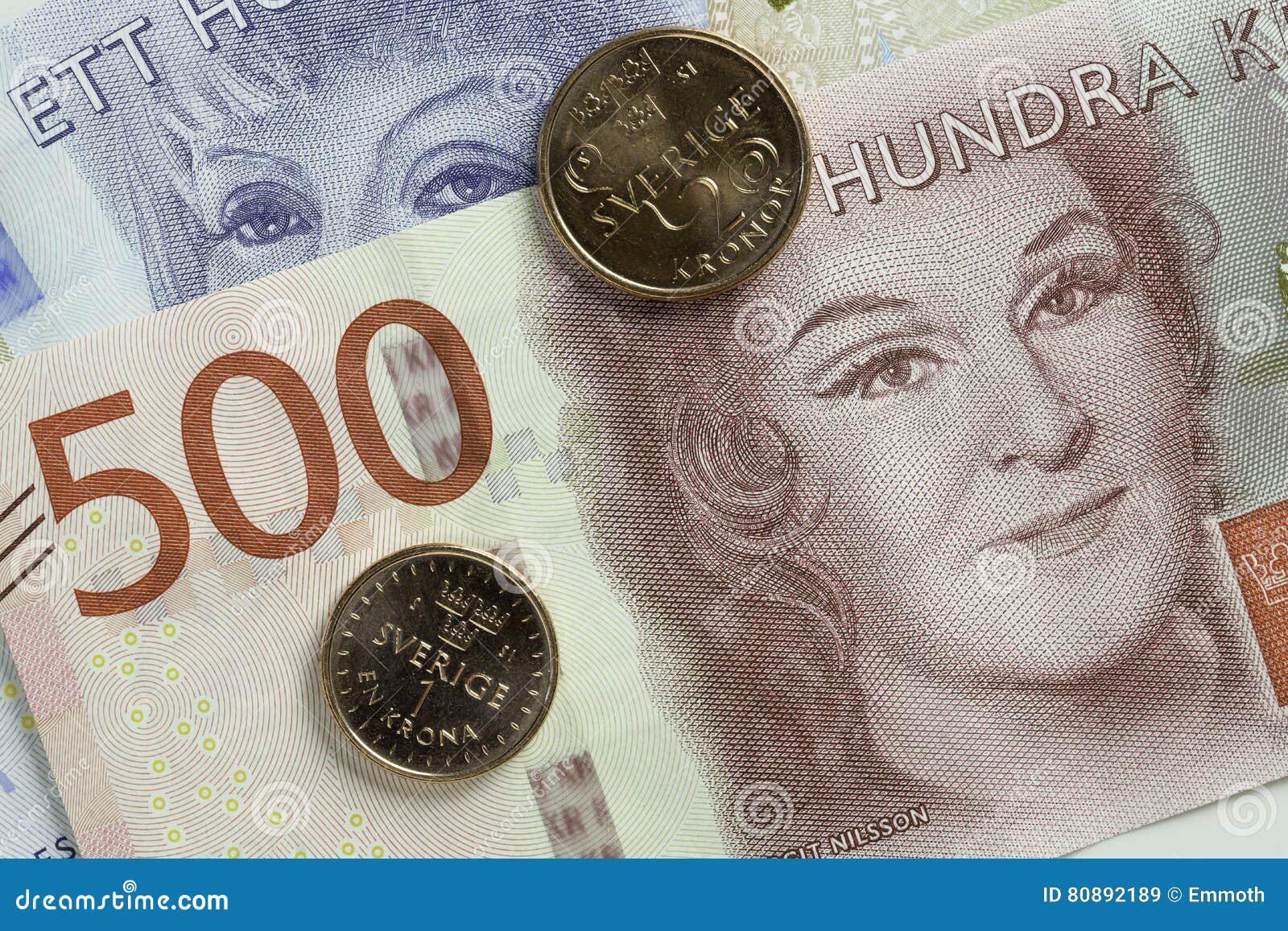 Swedish Currency Close Up stock image. Image of macro - 80892189