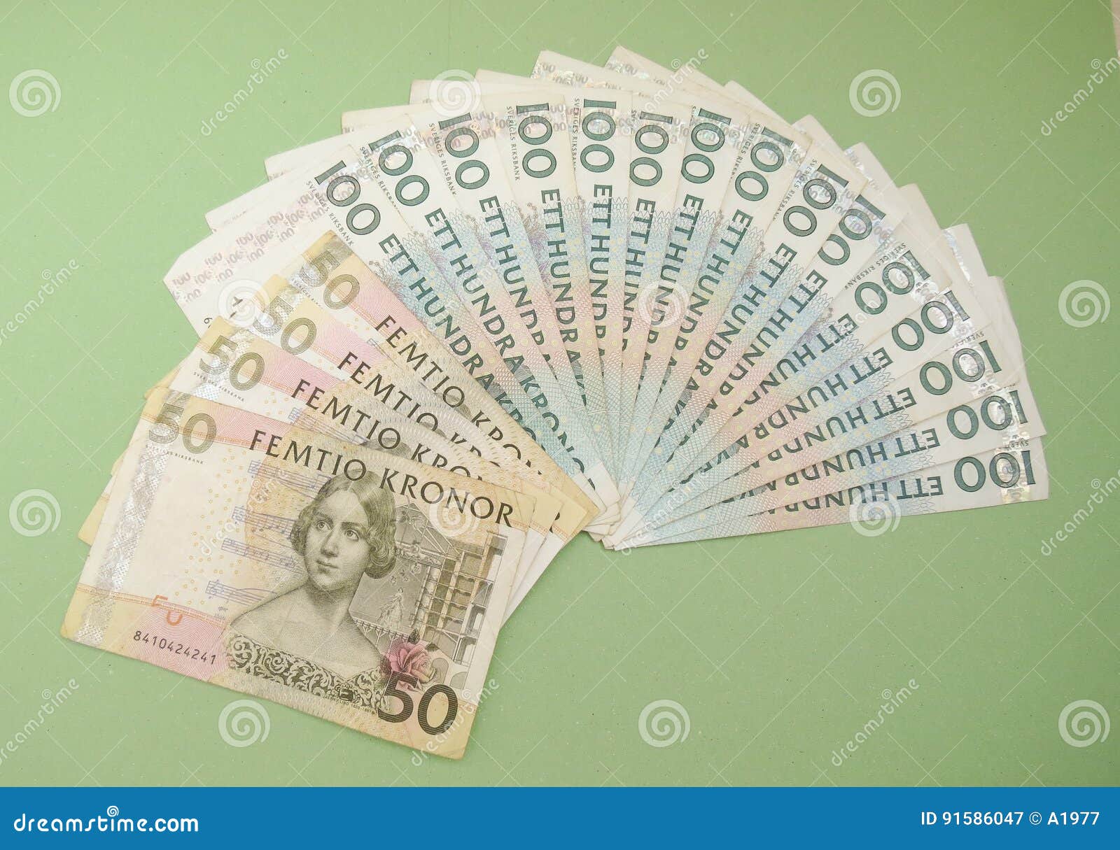 Swedish currency notes stock image. Image of collecting - 91586047