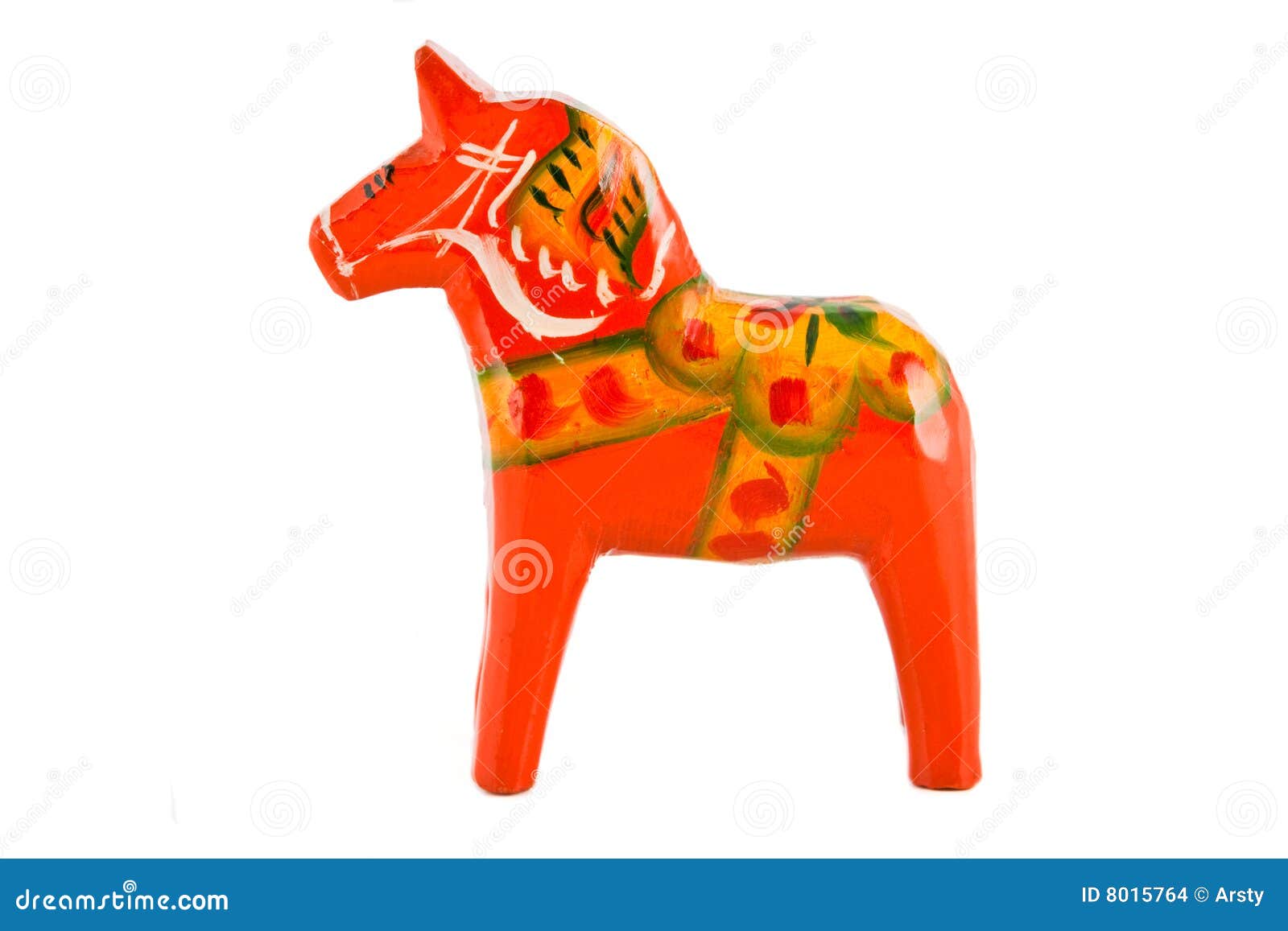 Swedish Dala horse stock photo. Image of sweden, souvenir - 8015764