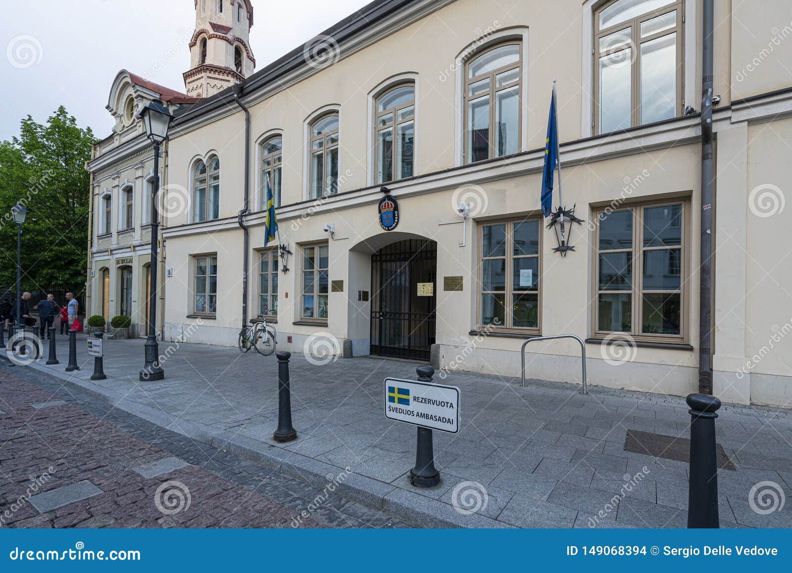 The Swedish Embassy in Vilnius Editorial Stock Image - Image of ...