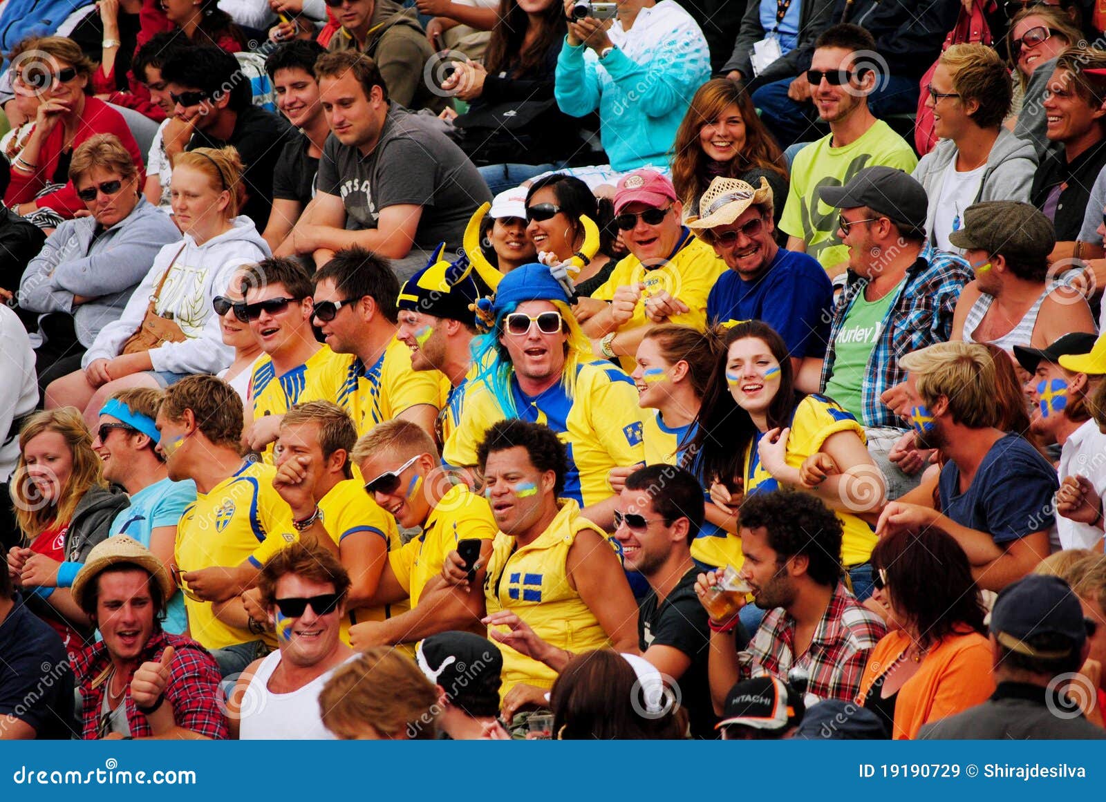 Swedish Fans at Australian Open Editorial Stock Image - Image of ...
