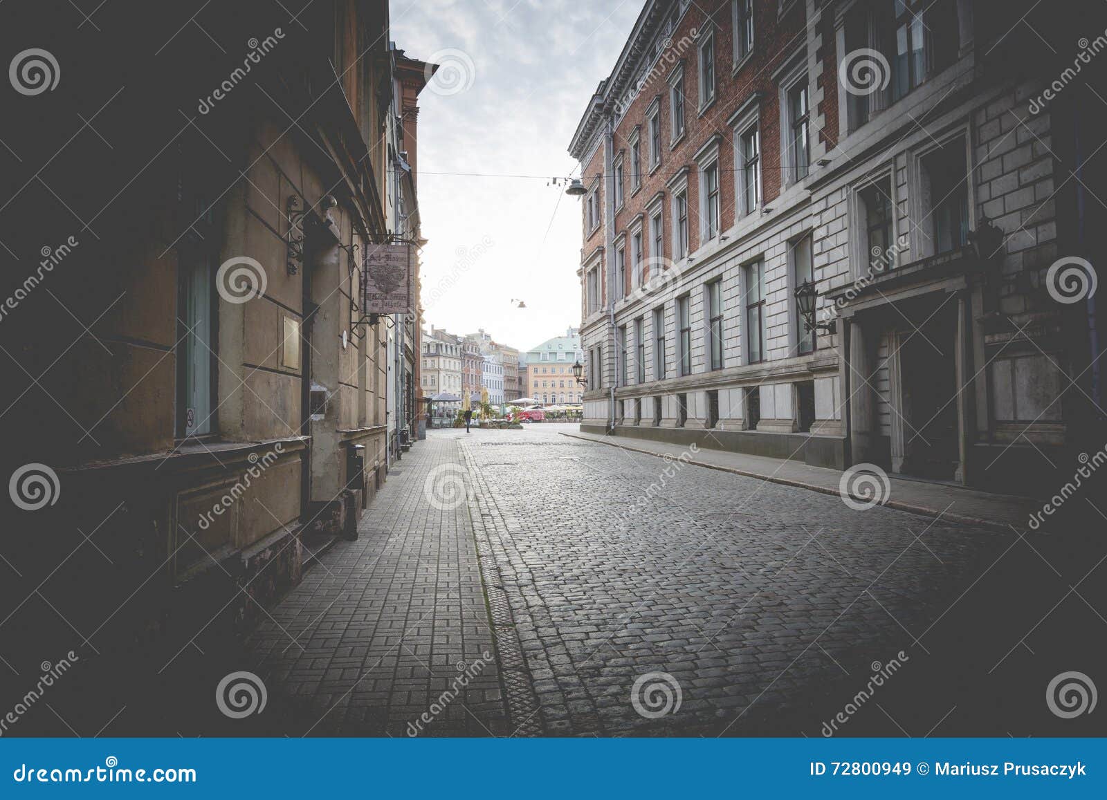 Swedish Gate in the Old City of Riga, Latvia Stock Image - Image of ...