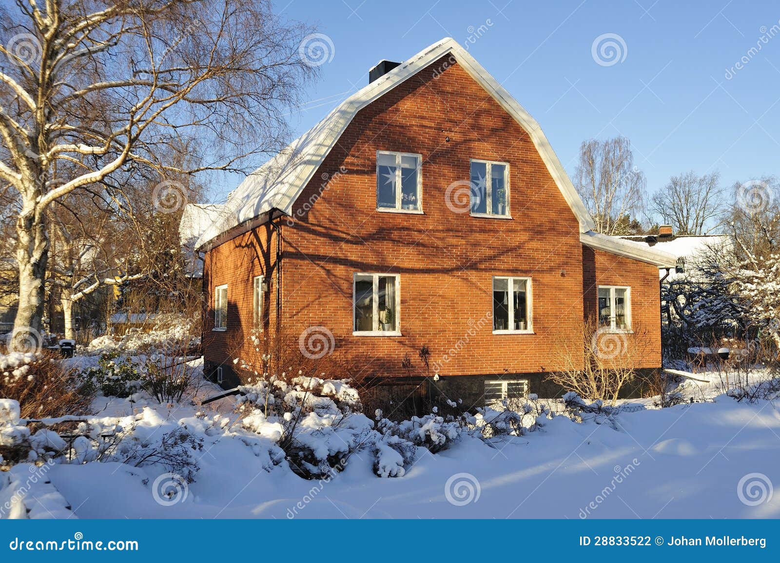 Swedish housing stock photo. Image of gotland, nordic - 28833522