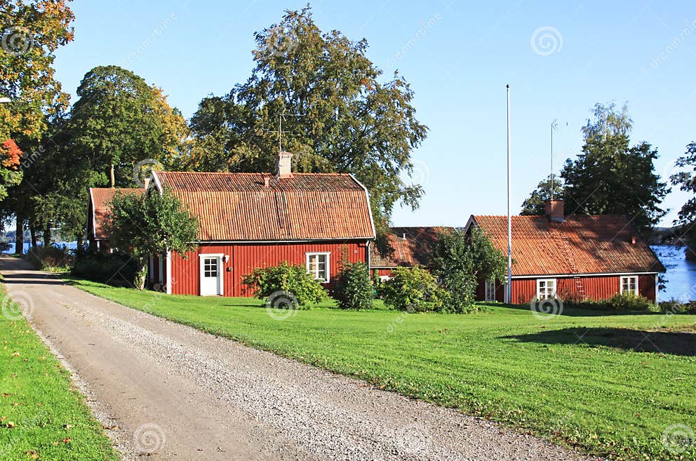 Swedish idyll stock photo. Image of outdoor, nature, antique - 21200442