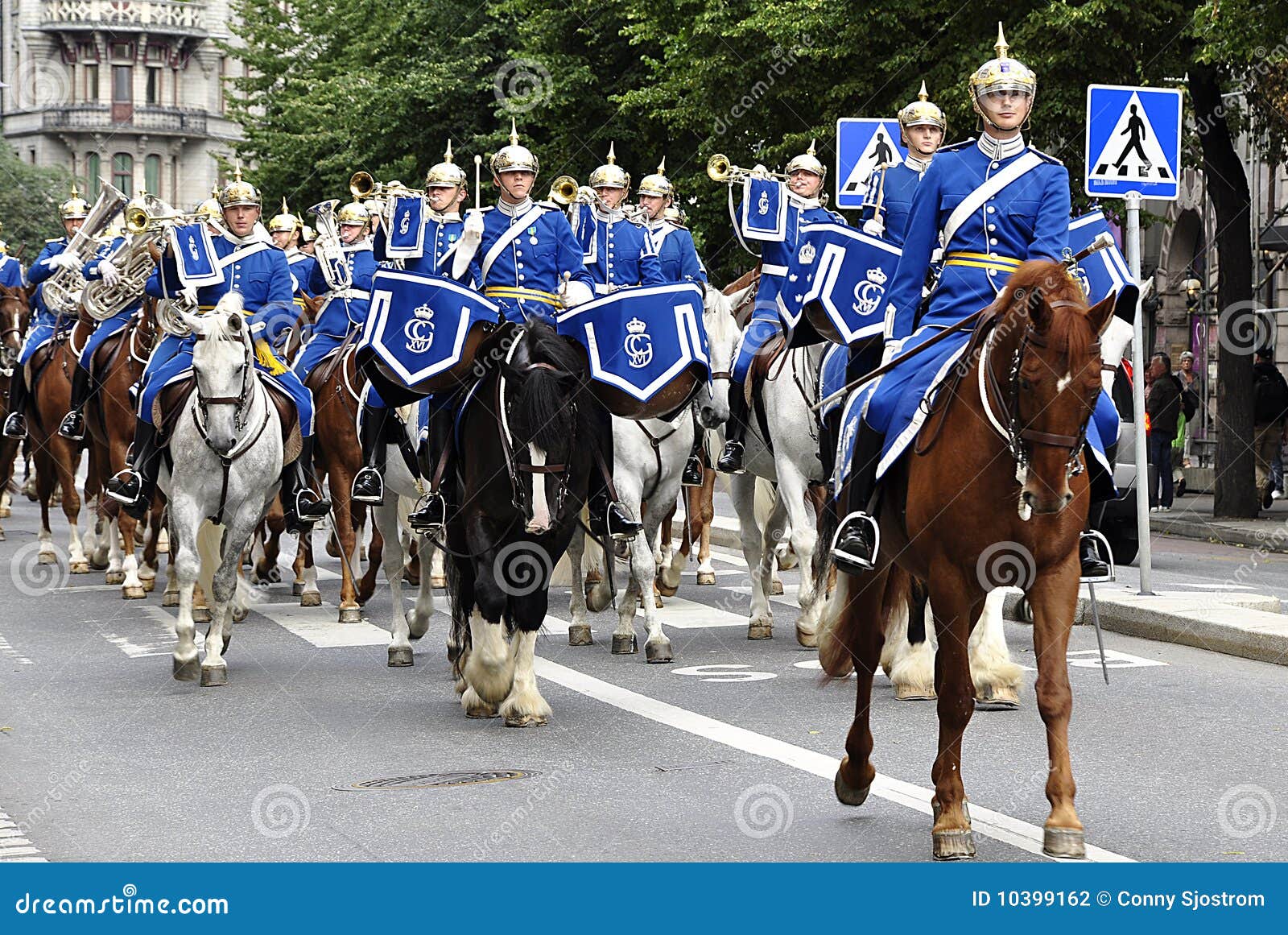 Swedish King s Guard editorial photography. Image of attraction - 10399162