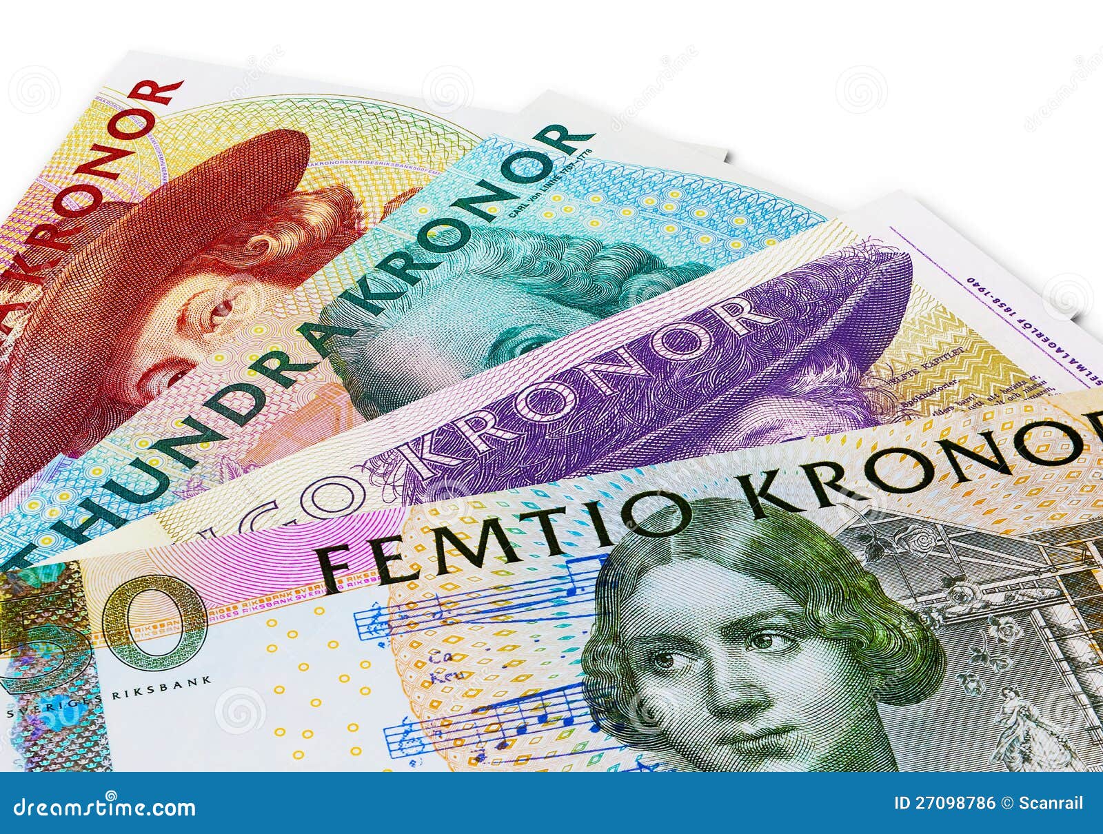 Stack Of 100 Swedish Krona Banknotes Royalty-Free Stock Photo ...