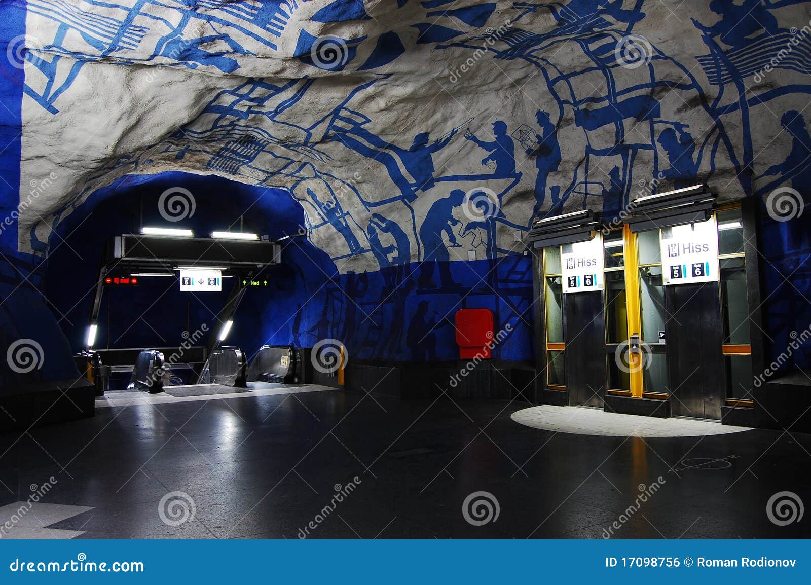 Swedish metro editorial photo. Image of subway, metro - 17098756
