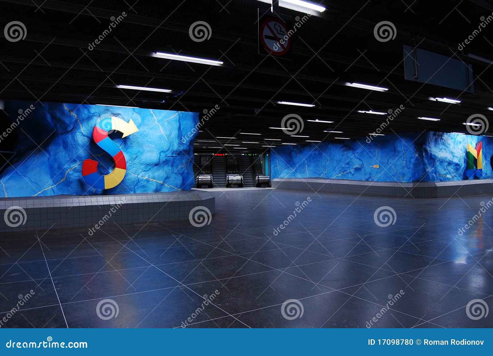 Swedish metro editorial image. Image of underground, modern - 17098780