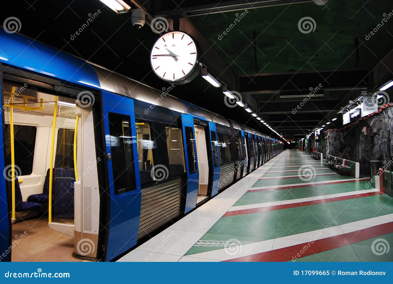 Swedish metro editorial image. Image of stockholm, decorated - 17099665
