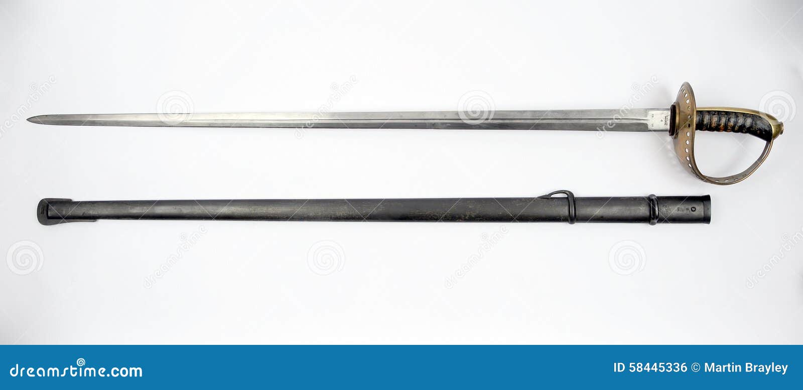 Swedish Model 1893 Cavalry Trooper Sword Stock Photo - Image of sword ...