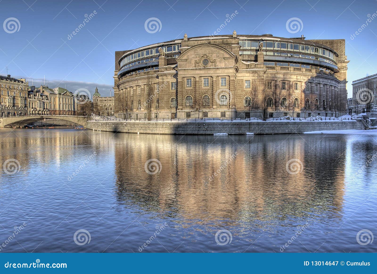 Swedish Parliament Building. Stock Image - Image of building ...