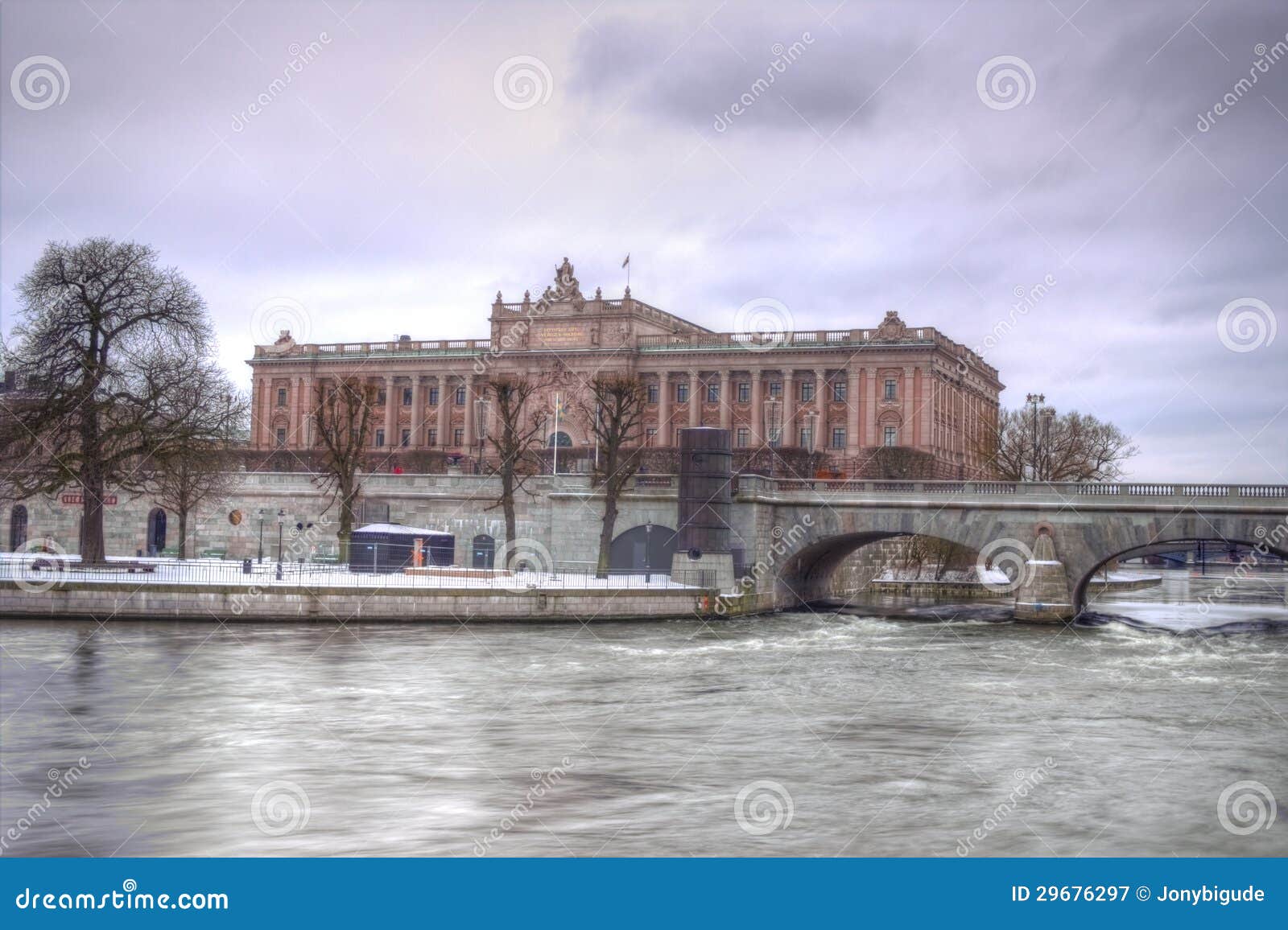 Swedish Parliament - Riksdag in HDR Stock Image - Image of assembly ...