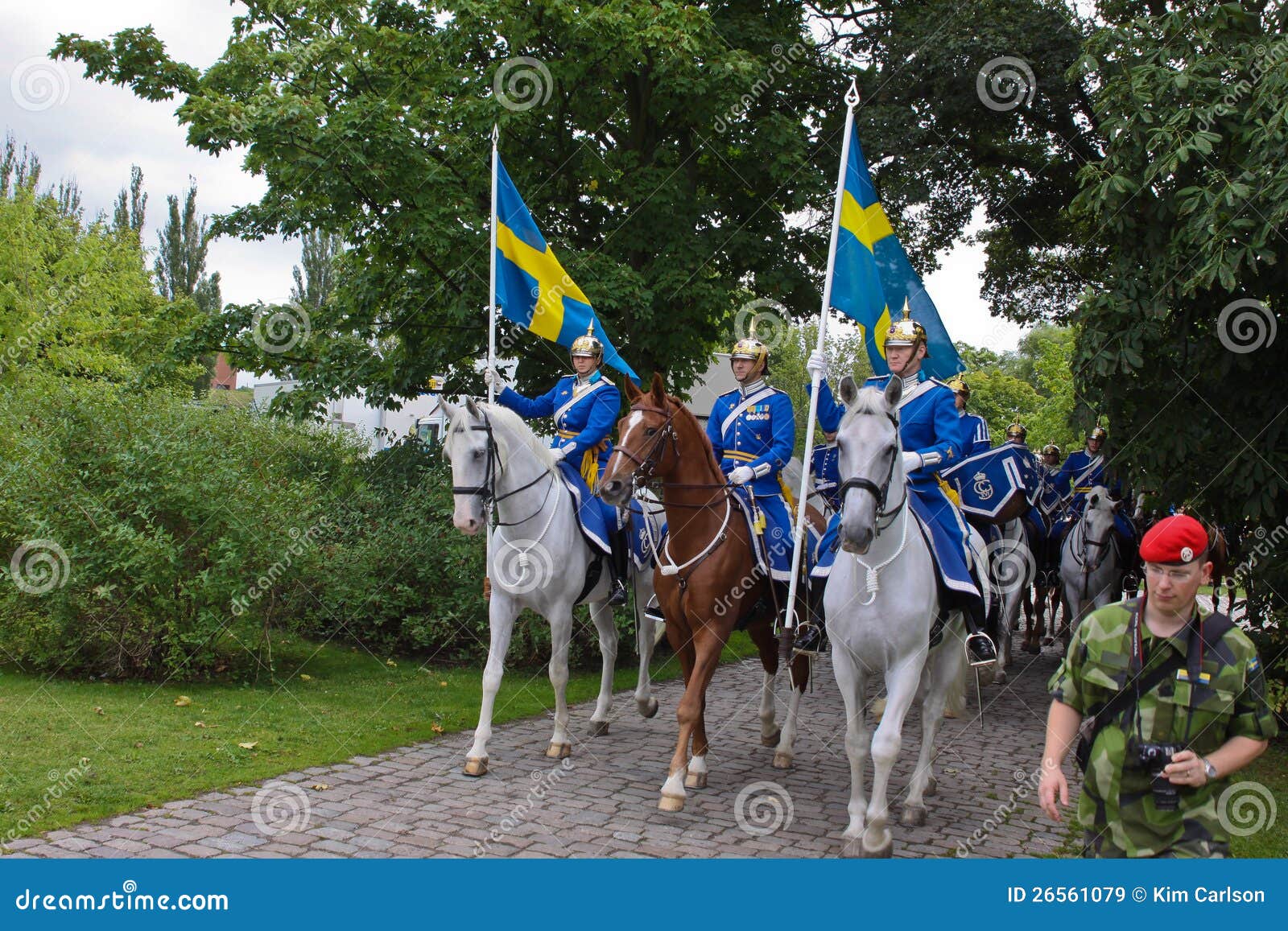 The Swedish Royal Lifeguard Editorial Stock Image - Image of royal ...