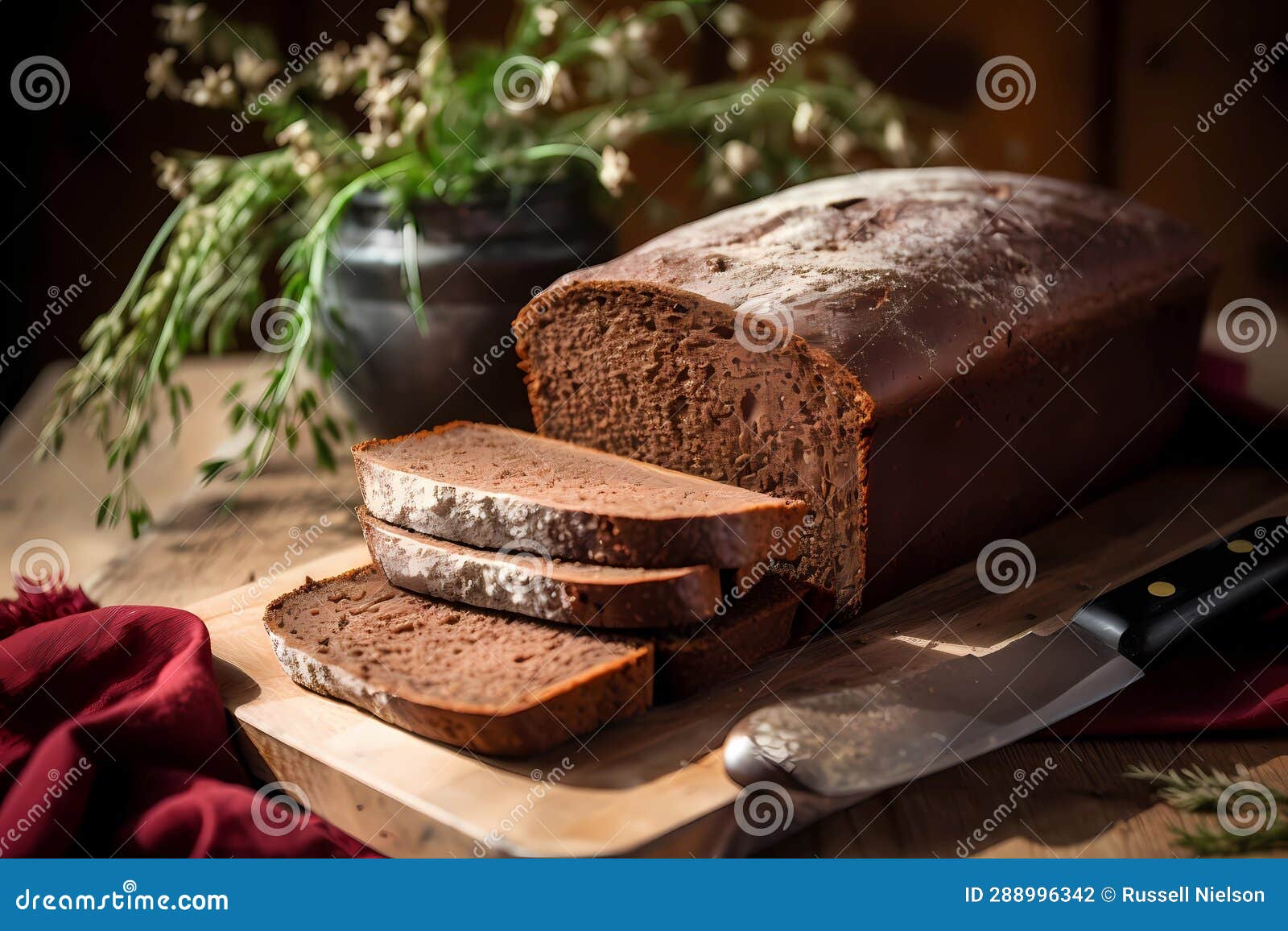 Swedish Rye Bread - Sweden (Generative AI) Stock Illustration ...