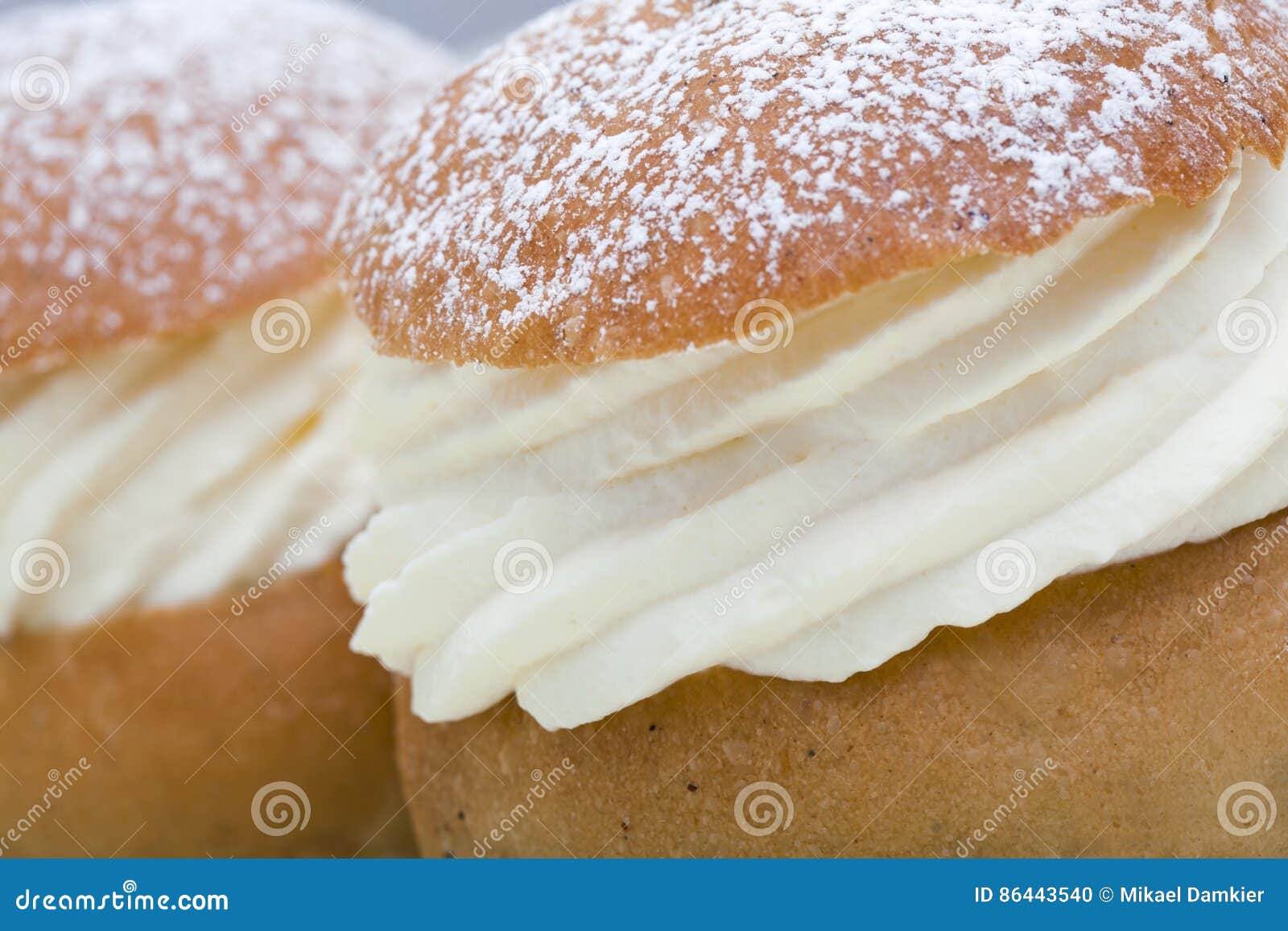 A swedish semla stock photo. Image of baker, food, sweet - 86443540